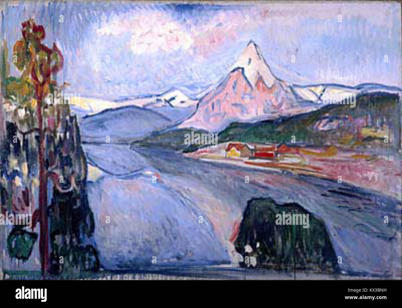 This draft represents a stage background design for the final scene of ...