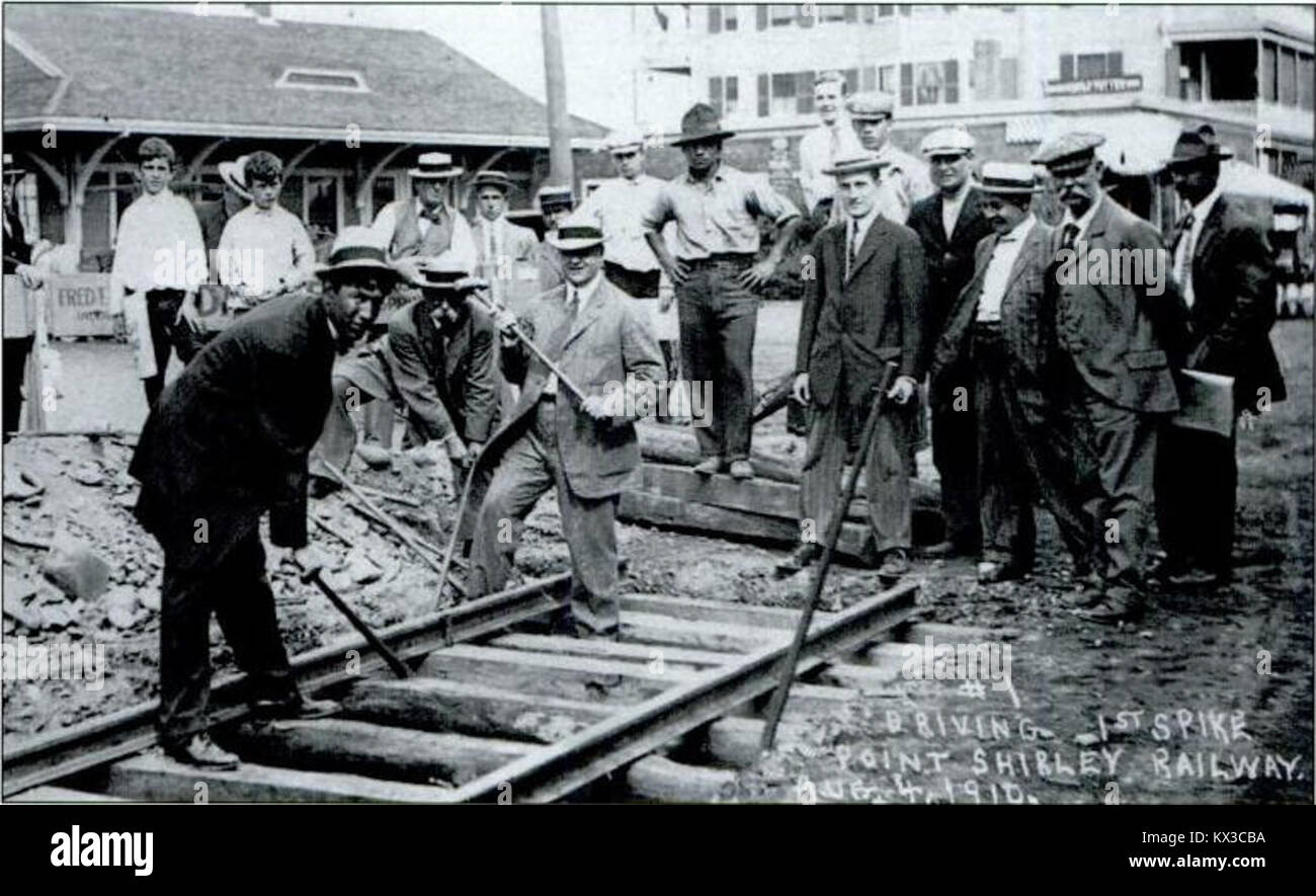 Driving The Spike High Resolution Stock Photography and Images - Alamy