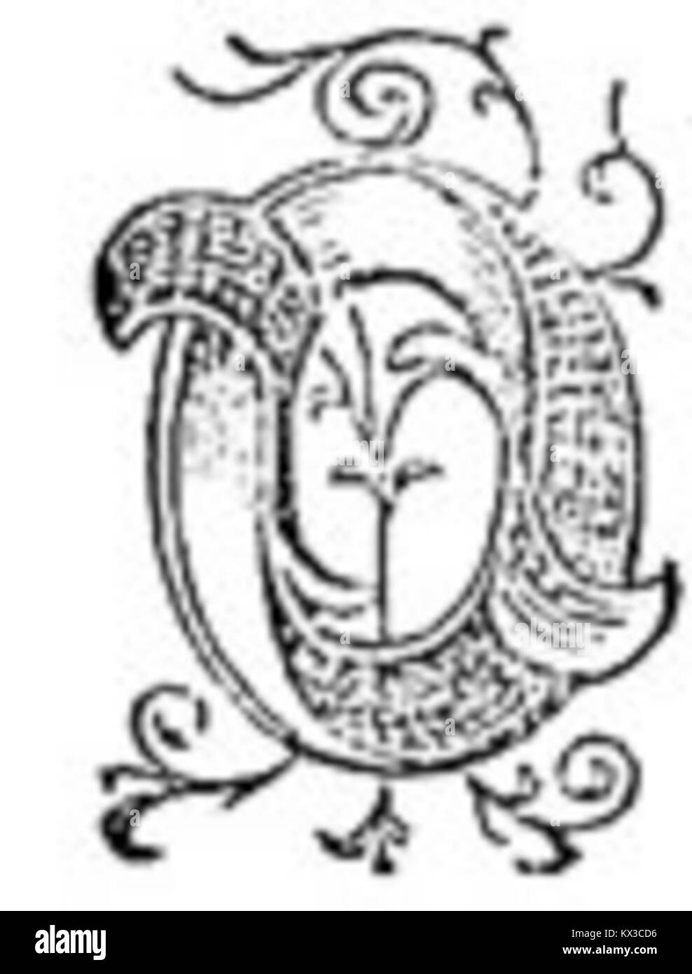 Drop Cap O (2 Stock Photo - Alamy