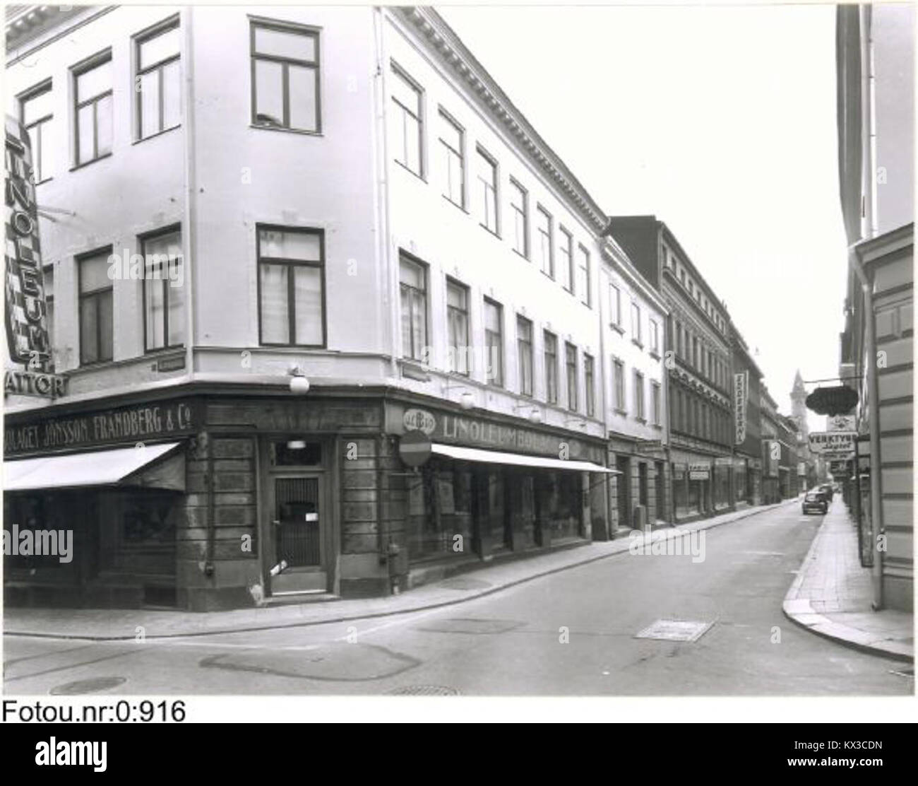 An image or historical reference to the intersection of Drottninggatan ...
