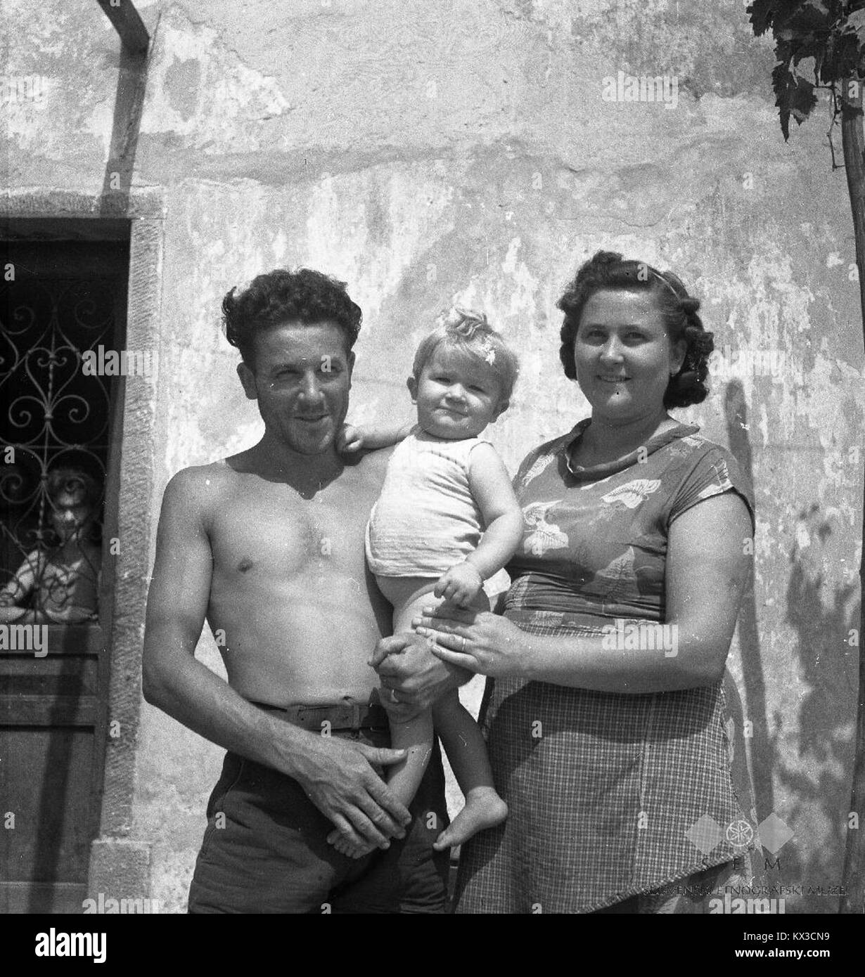 Družina Podveršič, Neblo 1953 Stock Photo - Alamy