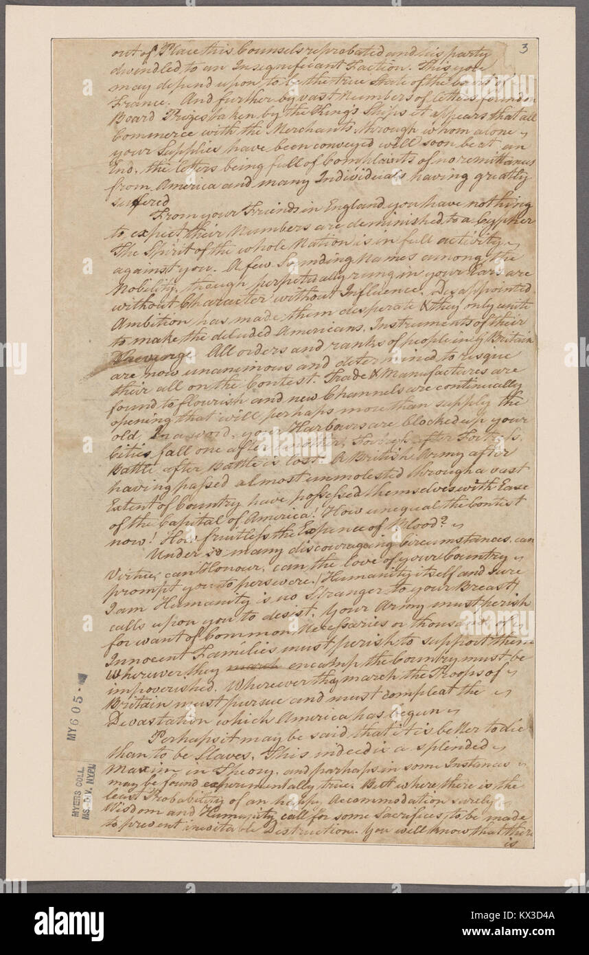 Letter from Jacob Duché in Philadelphia to George Washington ...