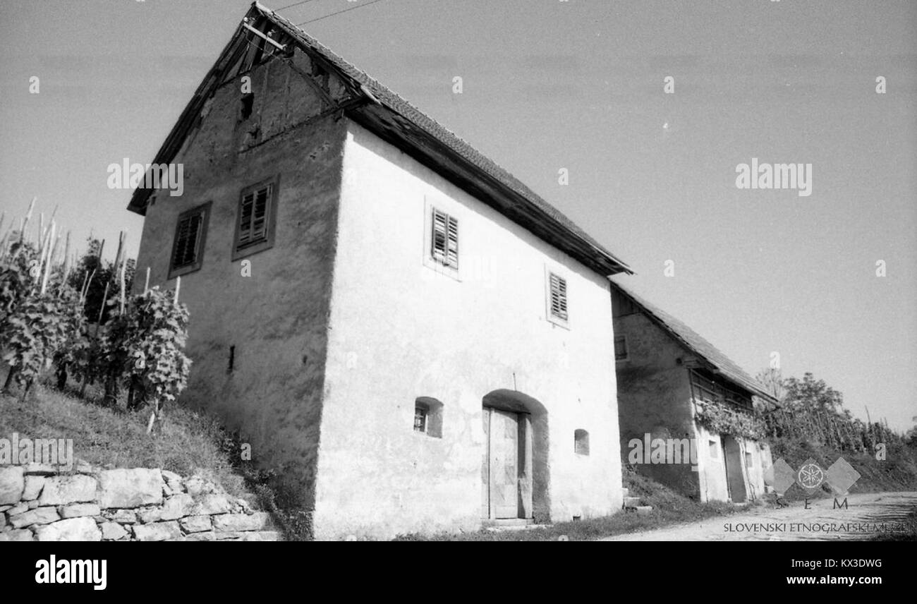 This image or document from 1965 depicts two stone buildings in the ...