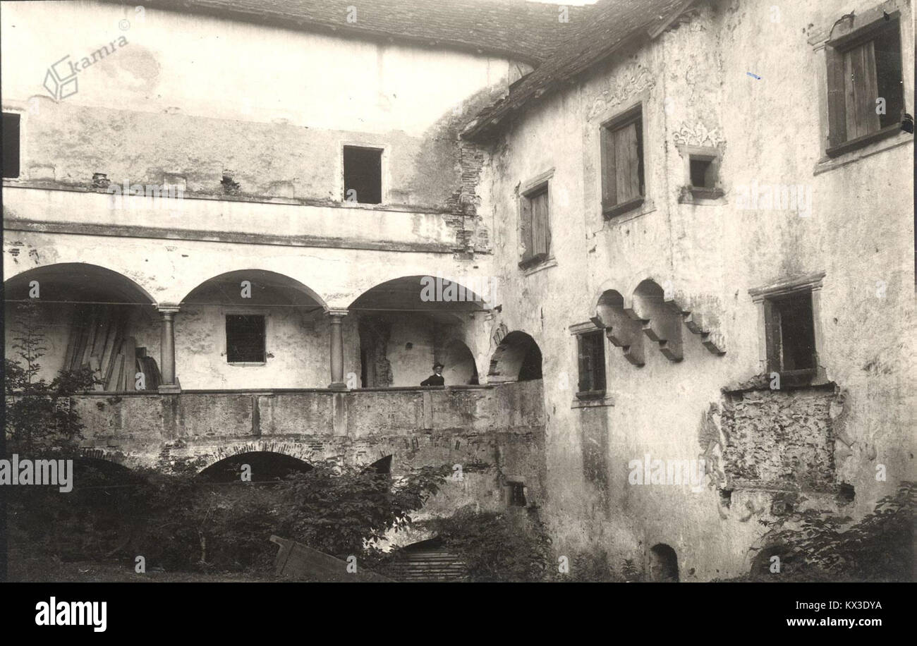 The Renaissance facade and eastern arcaded corridor by Tower No. 7 ...