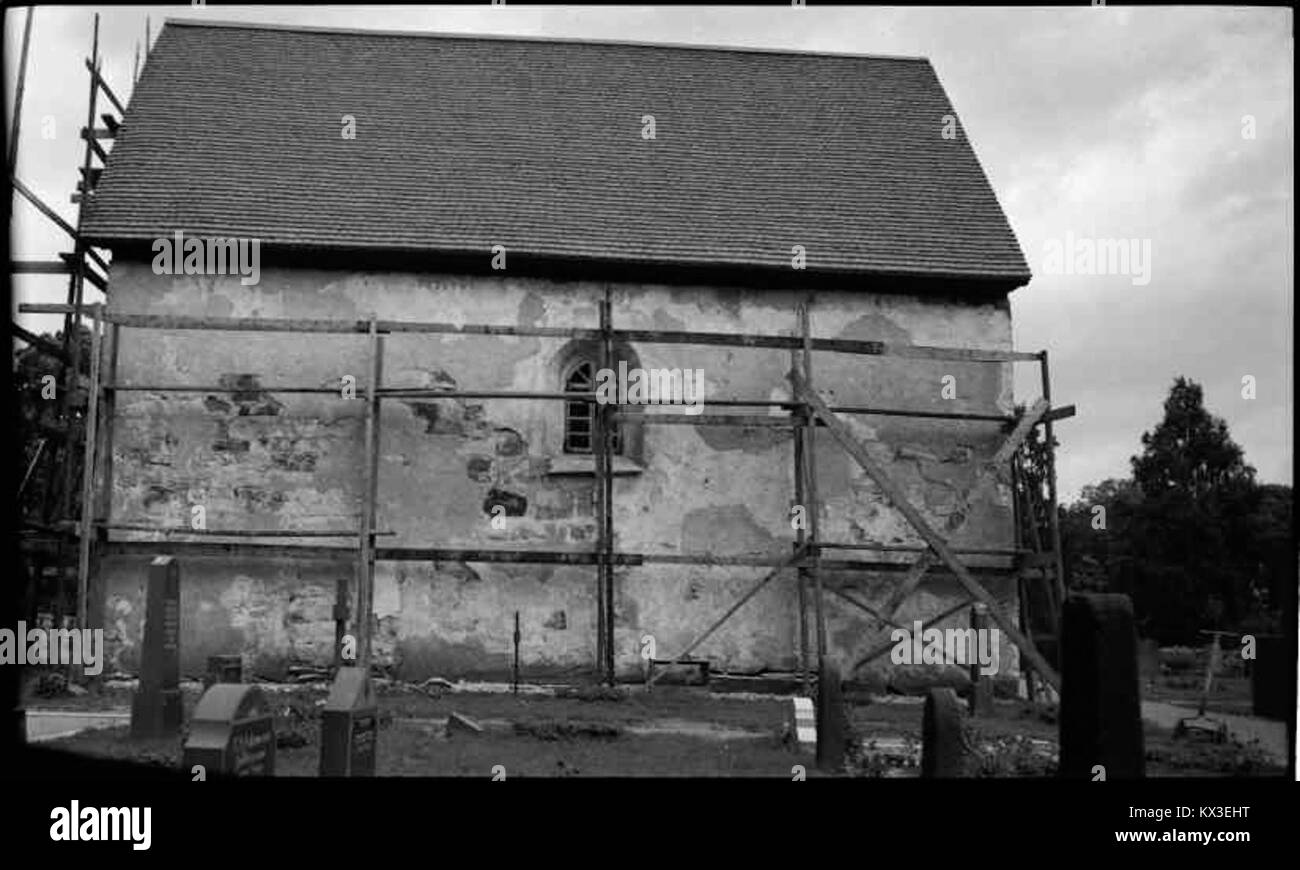 This image shows Dädesjö gamla kyrka, Sweden, capturing the church's ...