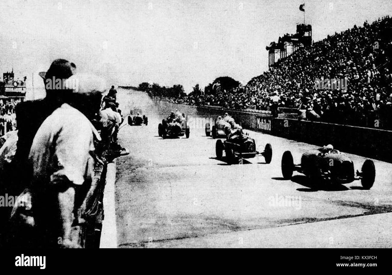 The 1935 departure of the Grand Prix of ACF featured notable drivers ...