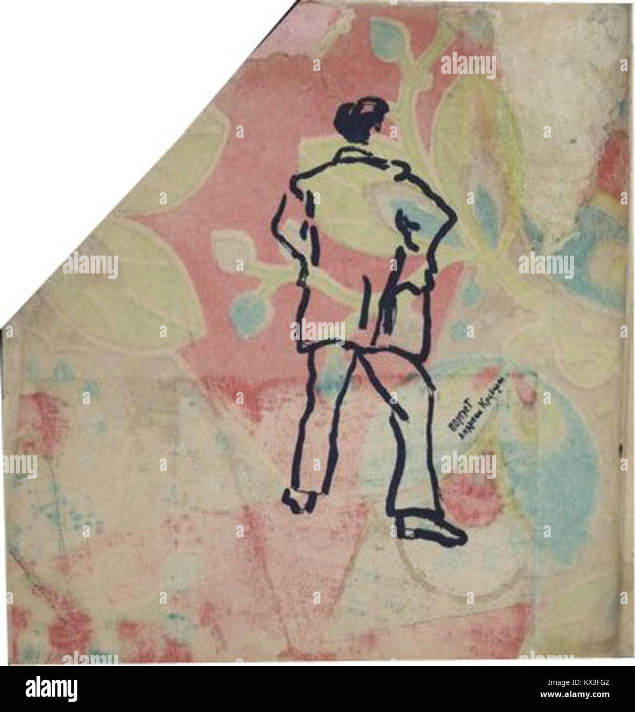 This image shows disordered clothing, illustrating fashion disorder ...