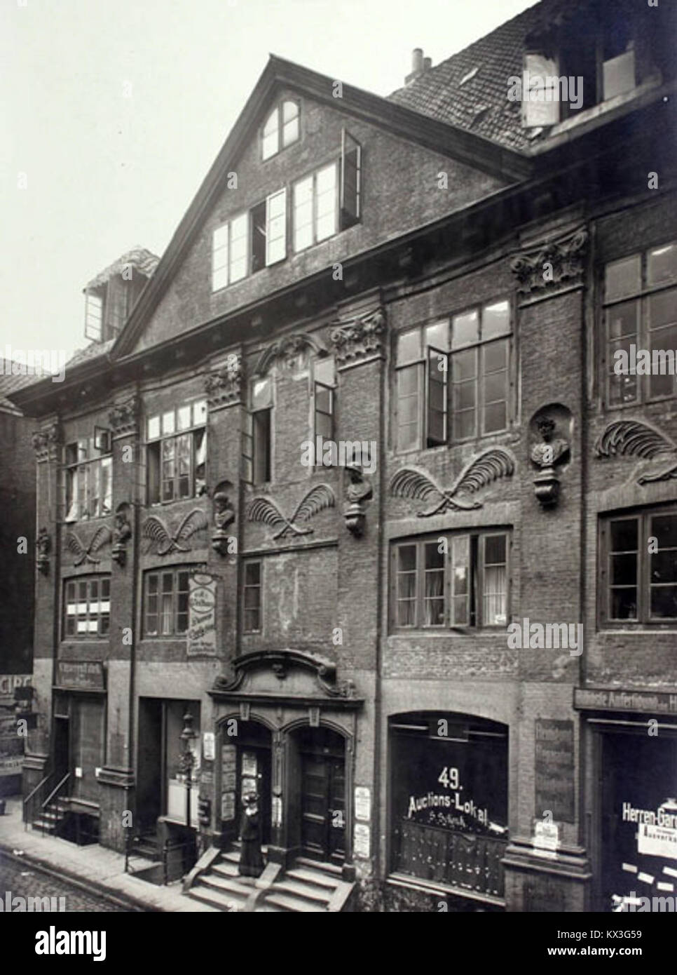 A photograph of Dörsternstraße 43-51, a street address, likely ...