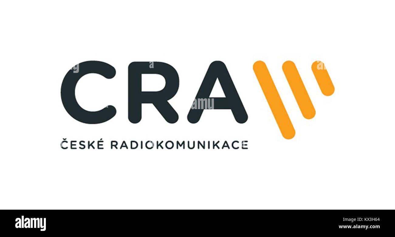 The logo represents České Radiokomunikace, a Czech telecommunications ...