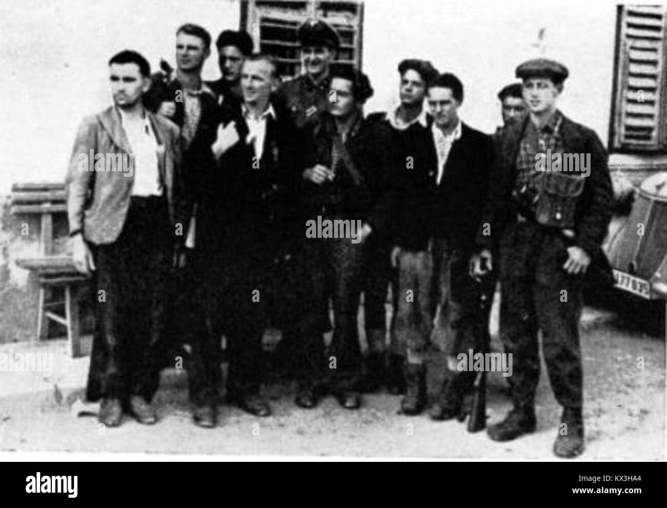 Document detailing Gestapo activities during World War II, illustrating ...