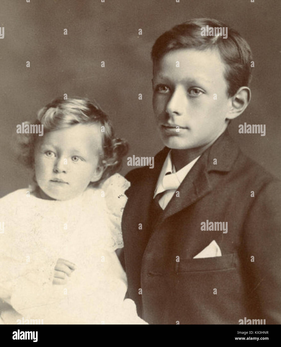 D W Lucas and F L Lucas, c.1906 Stock Photo - Alamy