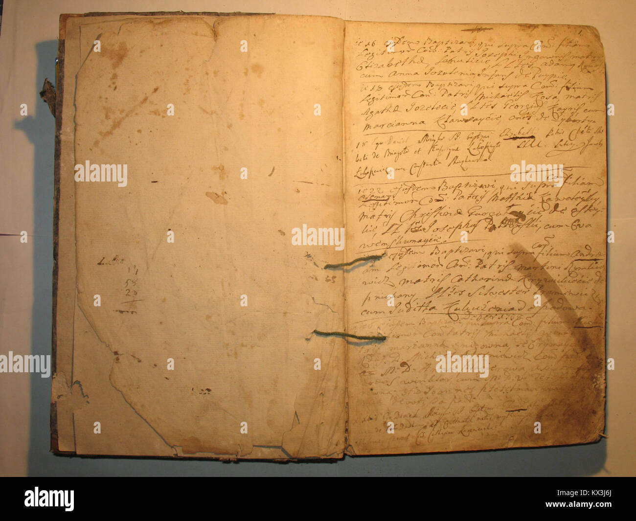 Baptismal register from Šeduvos Roman Catholic Church covering 1758 ...