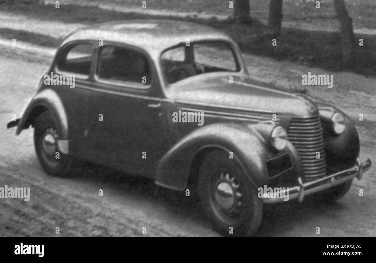 The Skoda Rapid 1500 OHV is a mid-20th century automobile that features ...