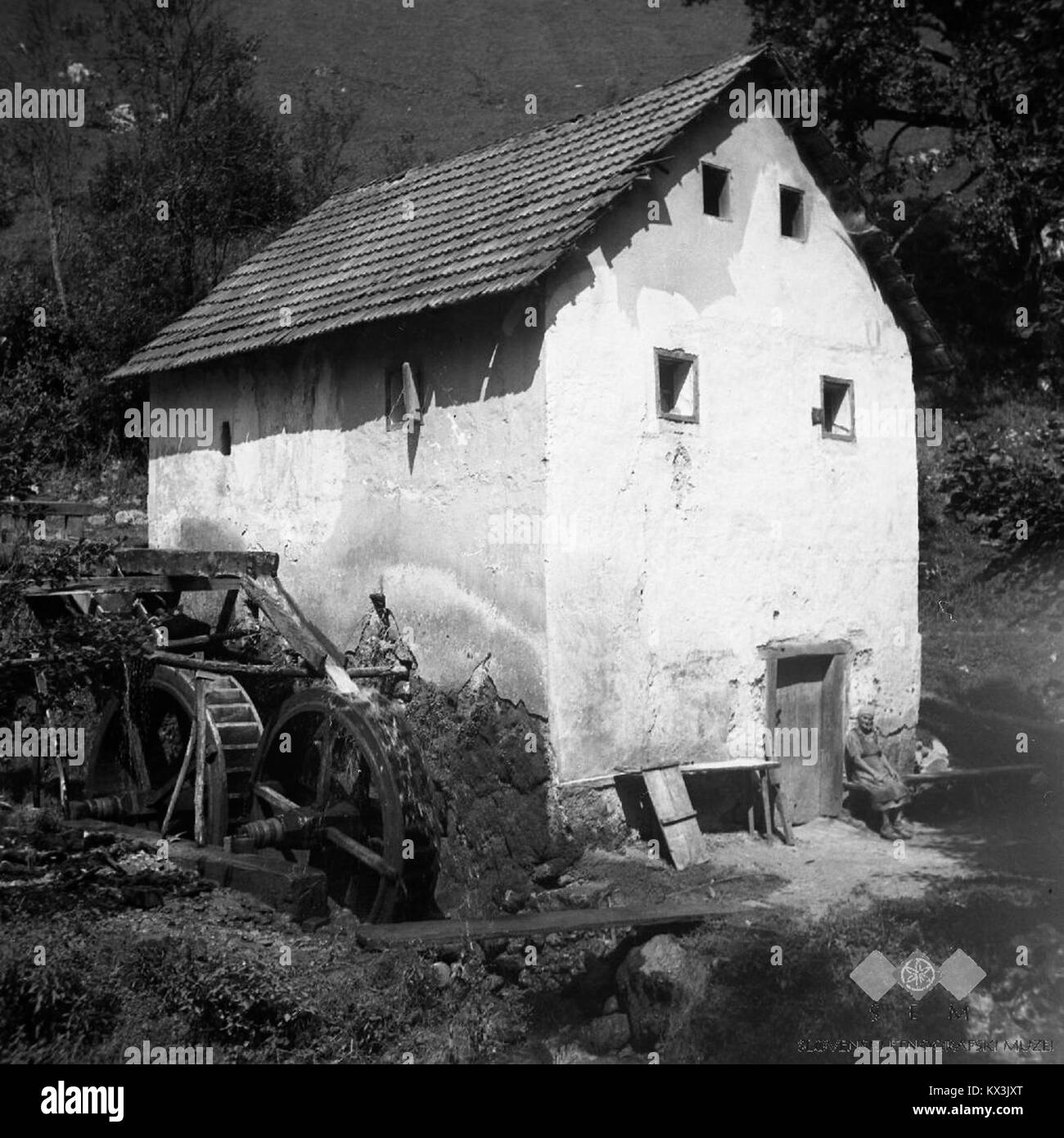 Photograph of Škuljev Mill in Vrbje, located on the Sušica River in ...
