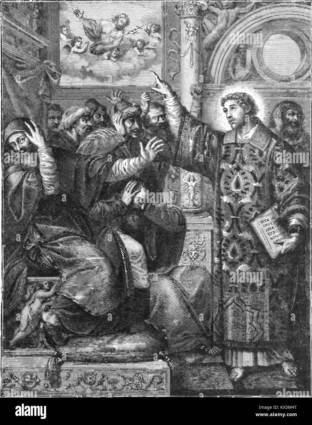 Devotional illustrations Black and White Stock Photos & Images - Alamy