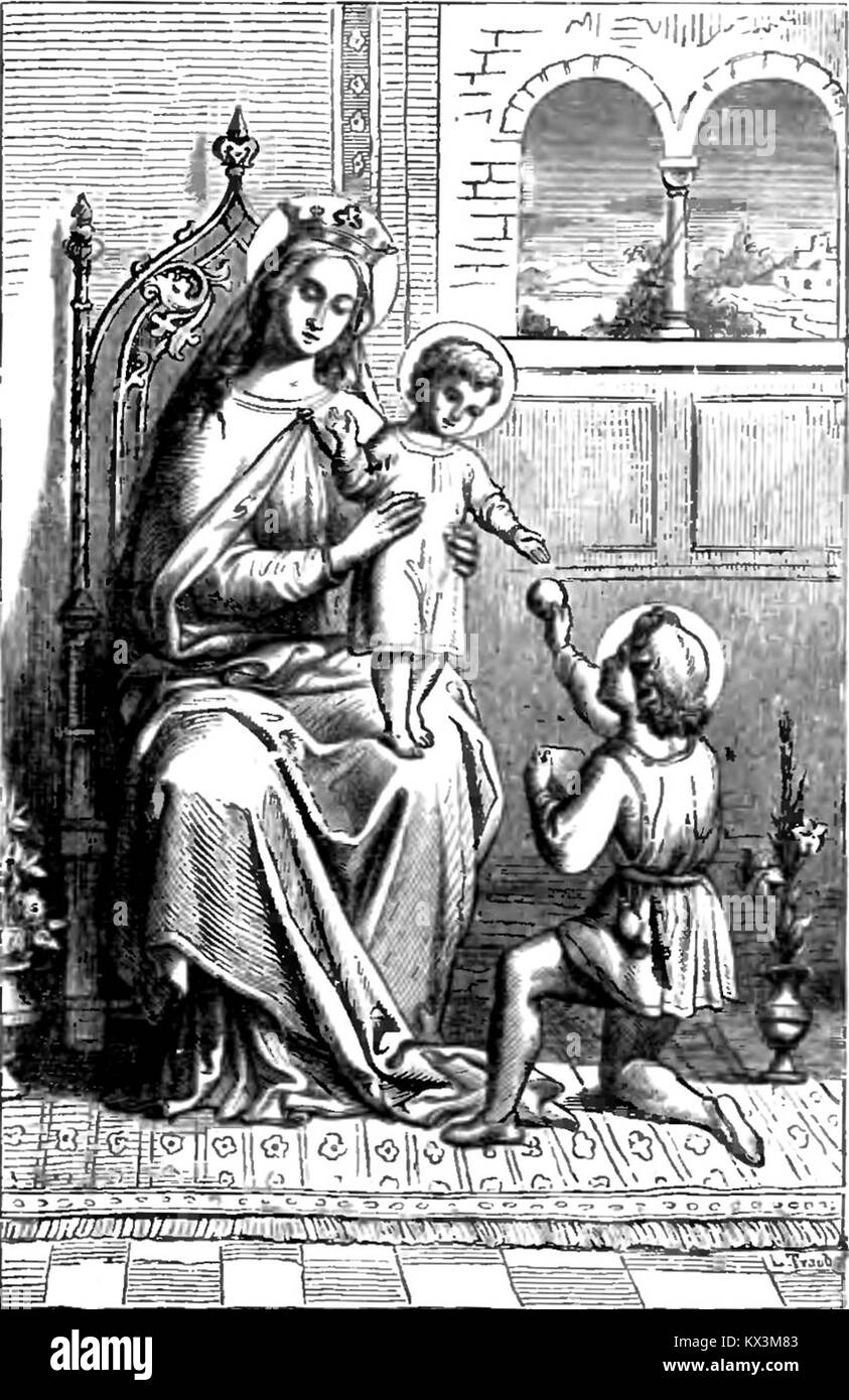 An illustration from Żywoty św. Pańskich, a Polish religious ...