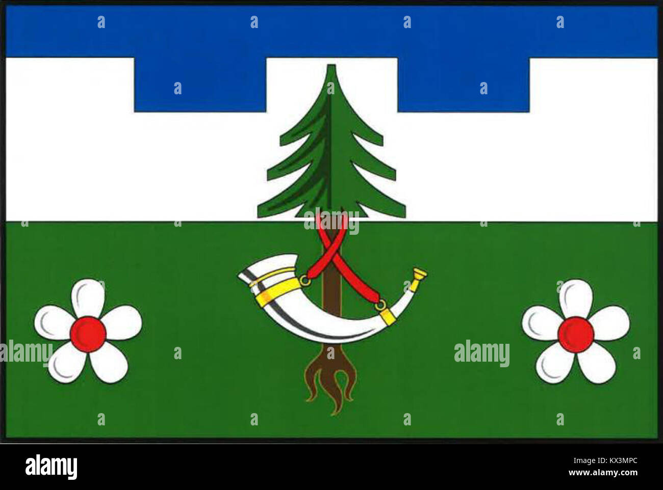 Žampach UO flag Stock Photo - Alamy