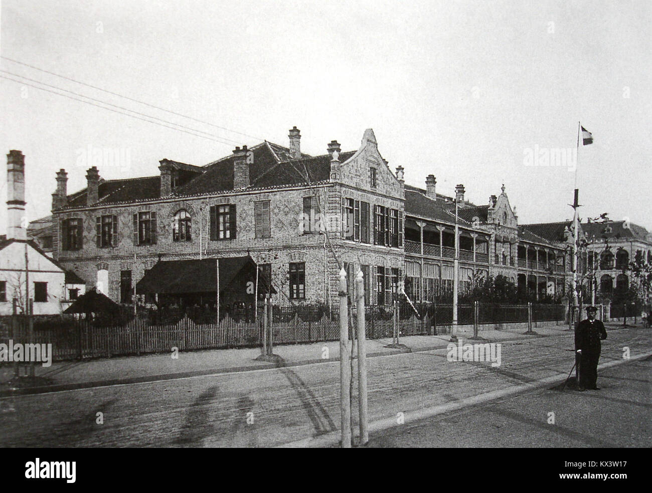 The Prince Heinrich Hotel in Qingdao, China, reflecting early 20th ...