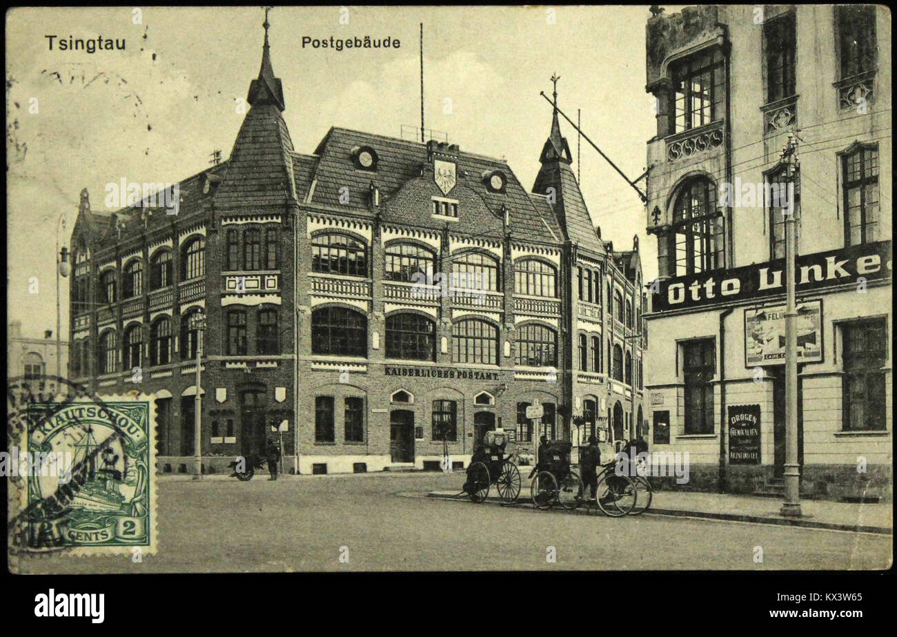 The Kaiserliches Postamt in Qingdao, also known as the Imperial Post ...