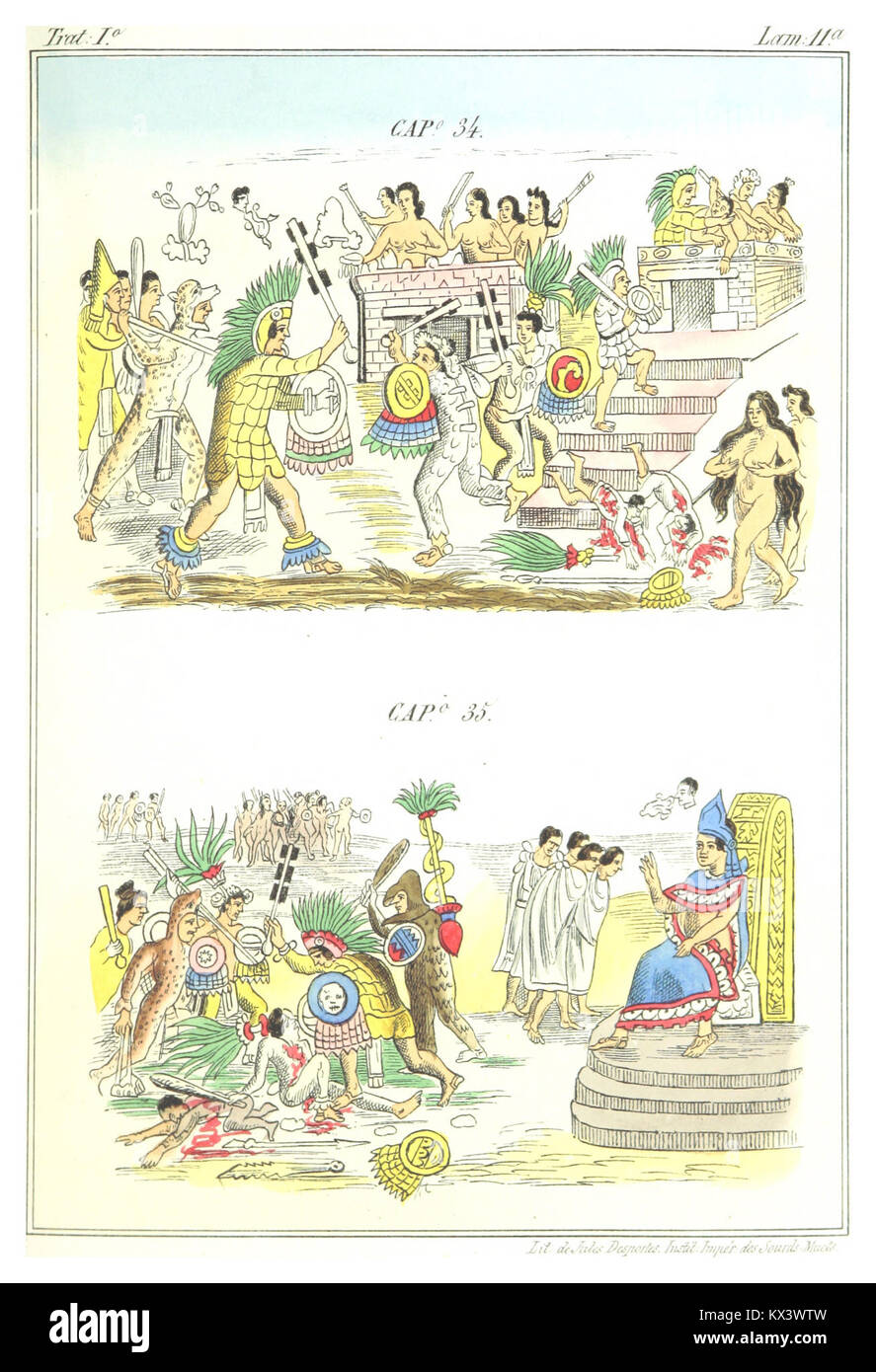 Pre columbian daily life Cut Out Stock Images & Pictures - Alamy