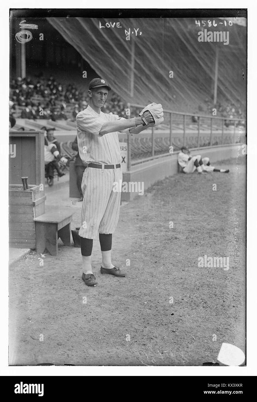 Edward 'Slim' Love was a professional baseball player, depicted in this ...