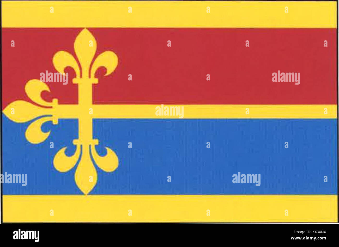 Daleké Dušníky flag Stock Photo - Alamy