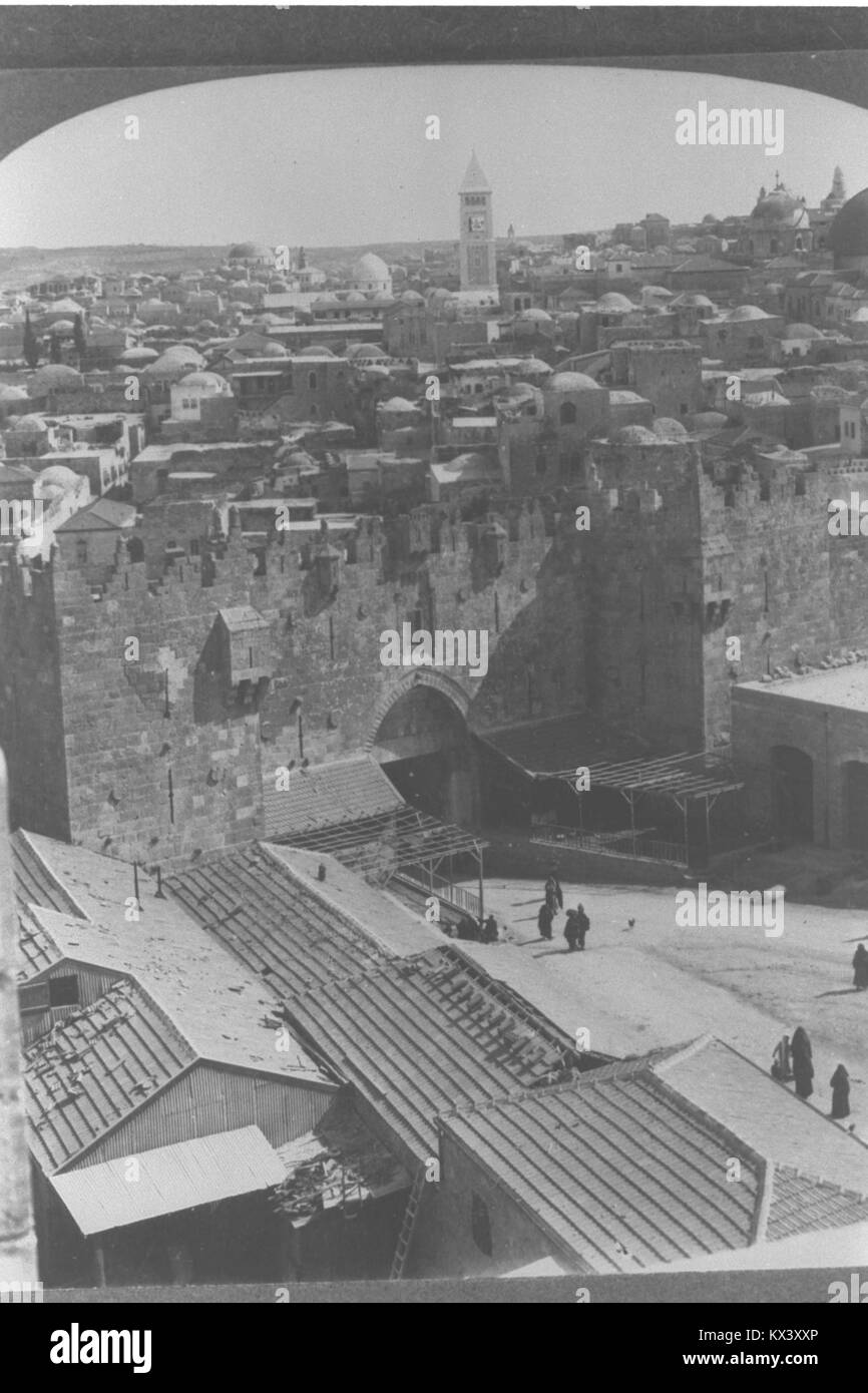 The Damascus Gate is a historic entrance to Jerusalem’s Old City, known ...