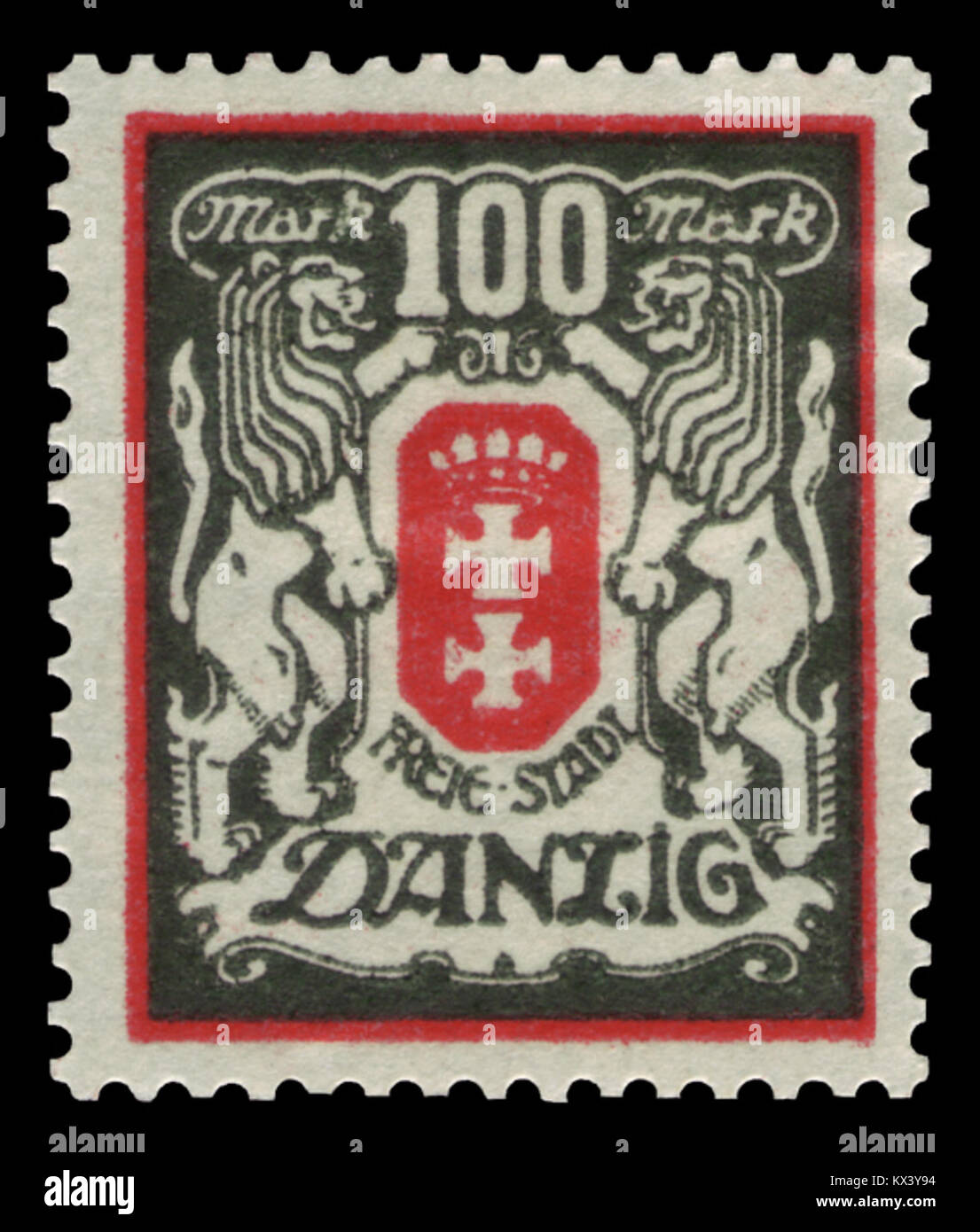 The 1922 Great State Emblem of Danzig is a historical artifact ...