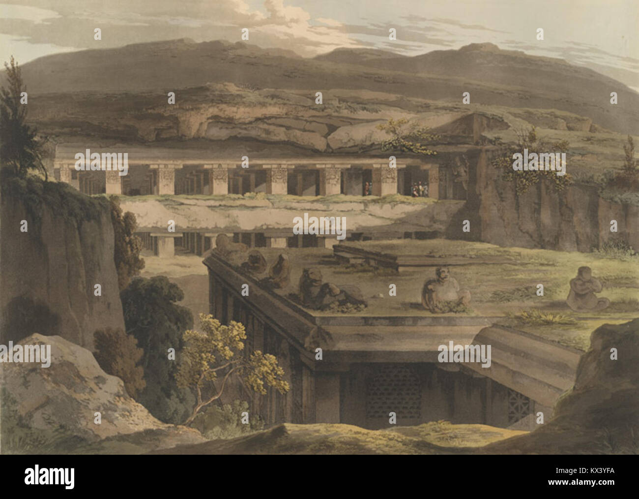 This 1803 publication 'Das Avatara' by Thomas Daniell and James Wales ...