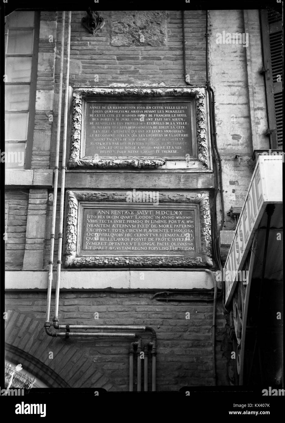 Inscription visit Black and White Stock Photos & Images - Alamy