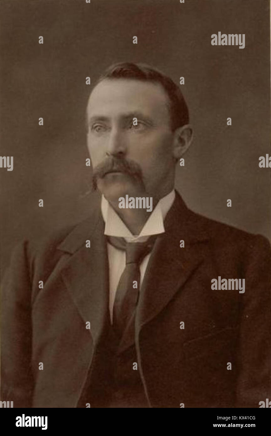 A portrait of David O'Keefe (younger), a figure in the arts, known for ...