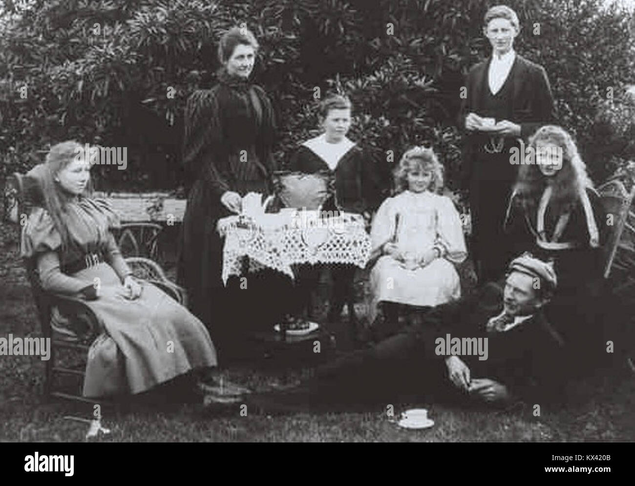 De Mole Family Portrait (c.1896 Stock Photo - Alamy