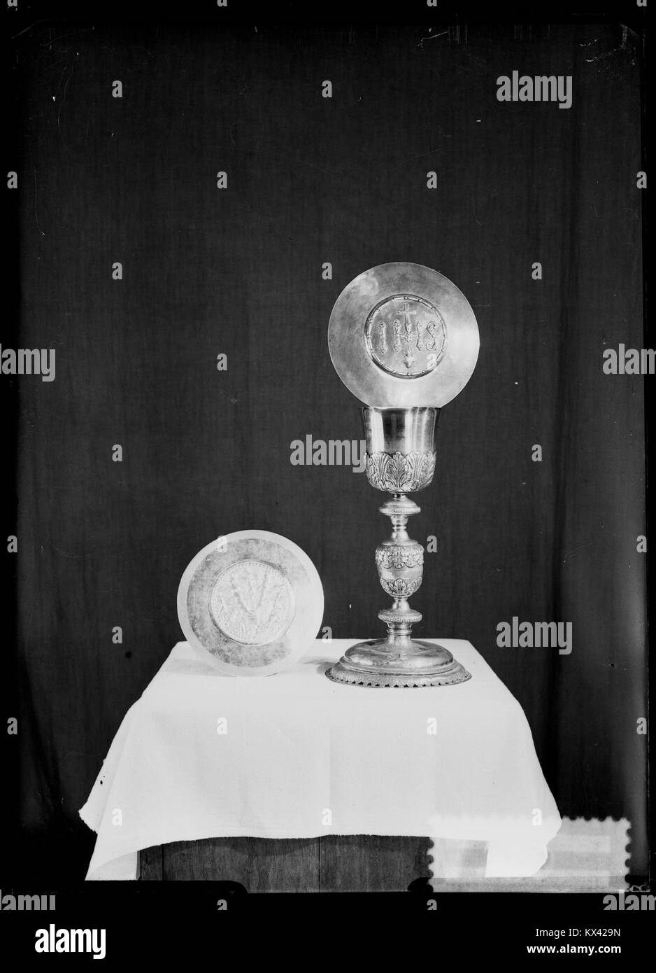 Ecclesiastical objects Black and White Stock Photos & Images - Alamy