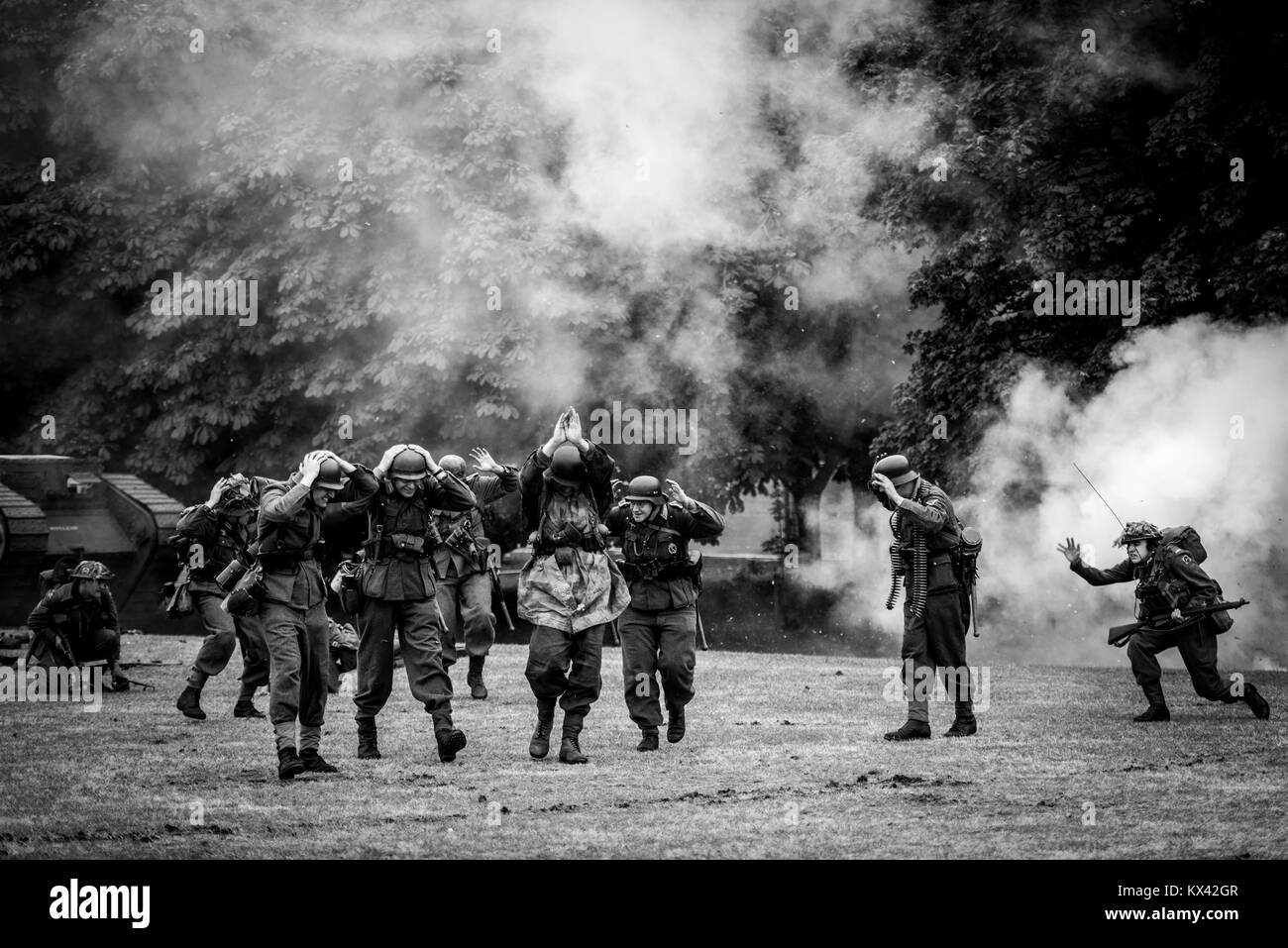 Ww2 nazi troops surrender hi-res stock photography and images - Alamy