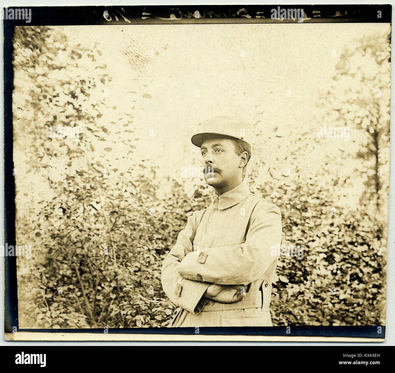 This portrait of an officer from the Berthelé collection depicts the ...