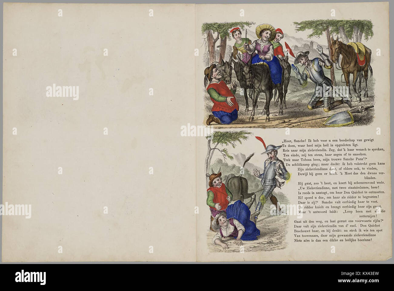 This image illustrates a scene from 'The Wonderful Adventures of Don ...