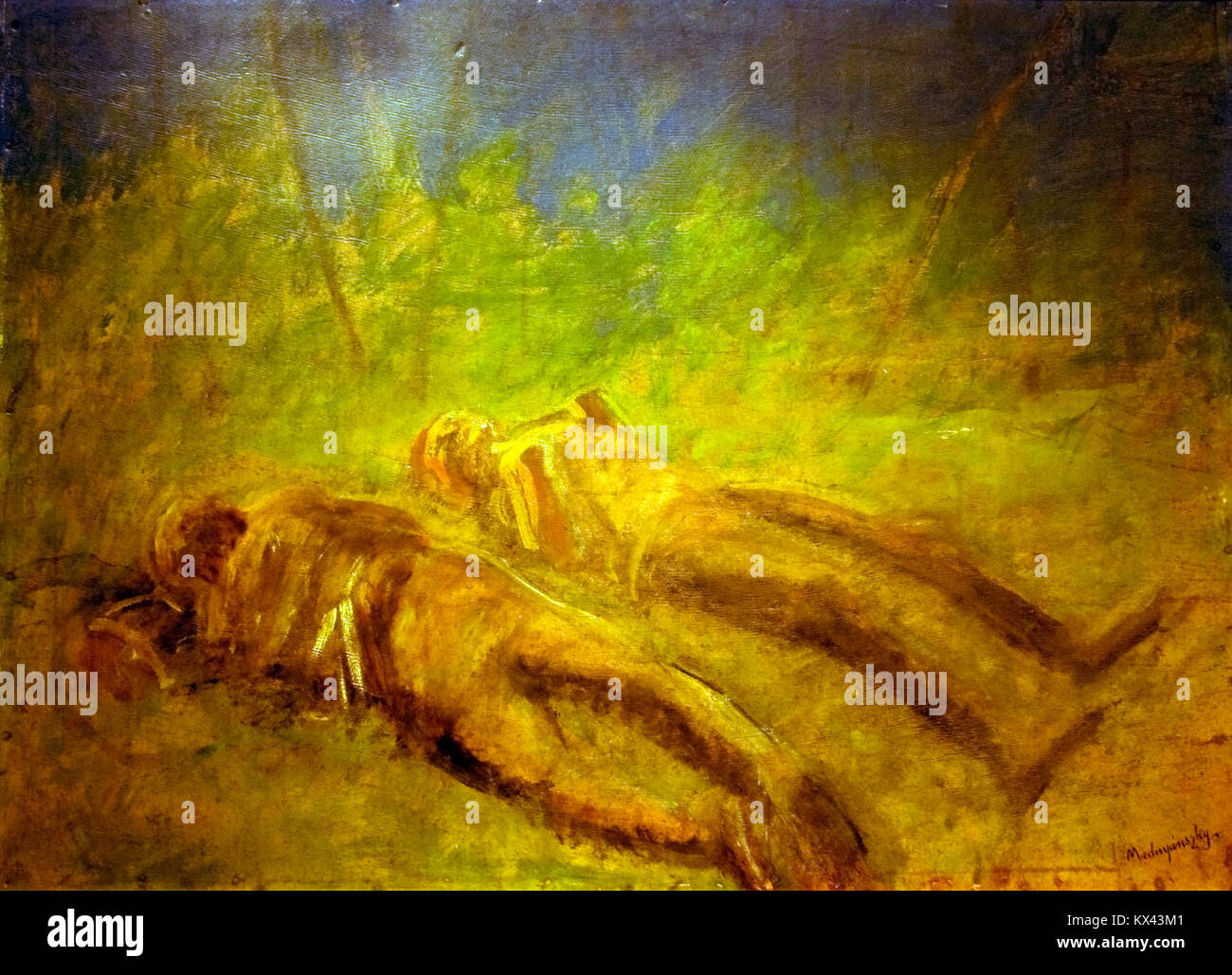 Decay (Painting by Mednyánszky Stock Photo - Alamy
