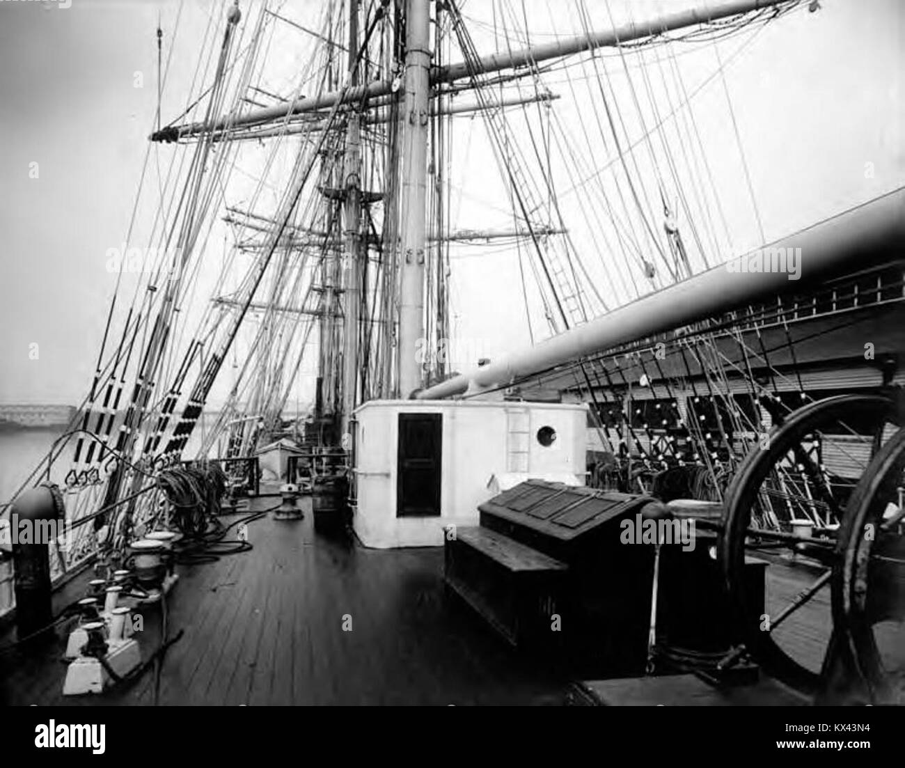 Deck unidentified sailing vessel hi-res stock photography and images ...