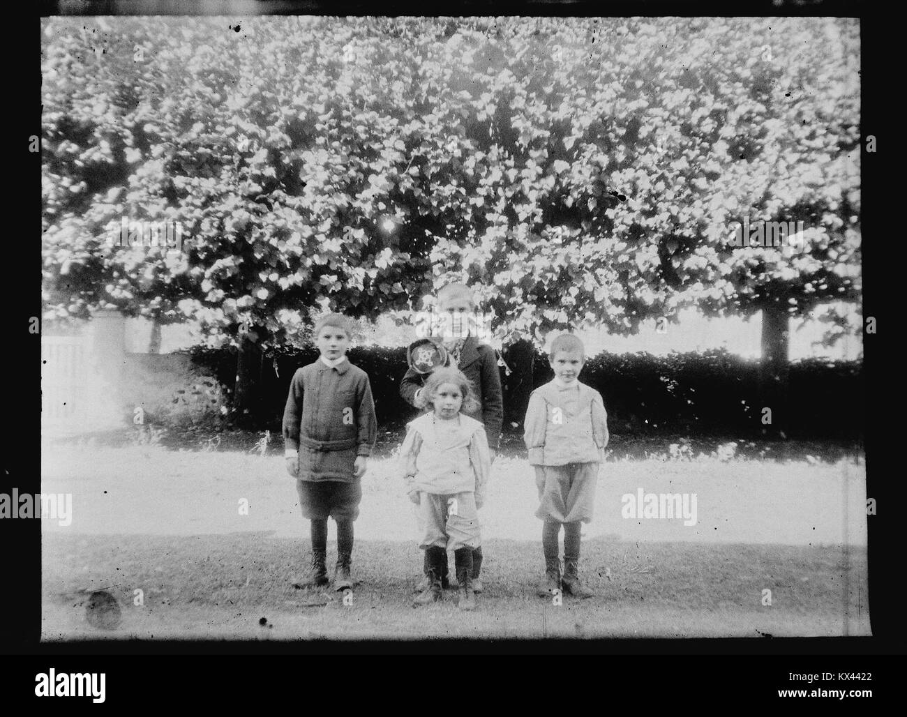 Garden childhood themes Black and White Stock Photos & Images - Alamy