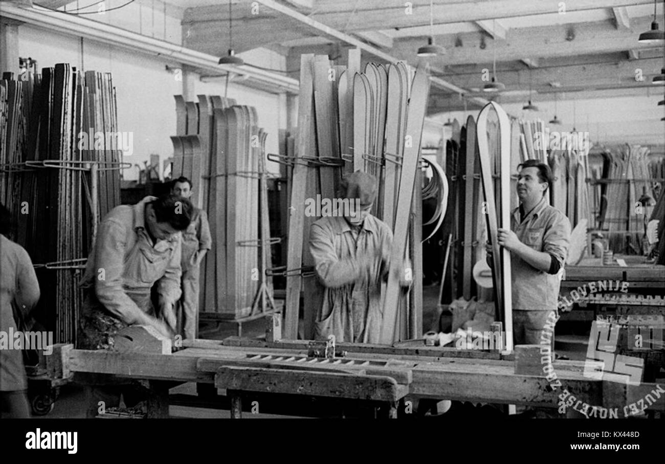 Factory team building Black and White Stock Photos & Images - Alamy