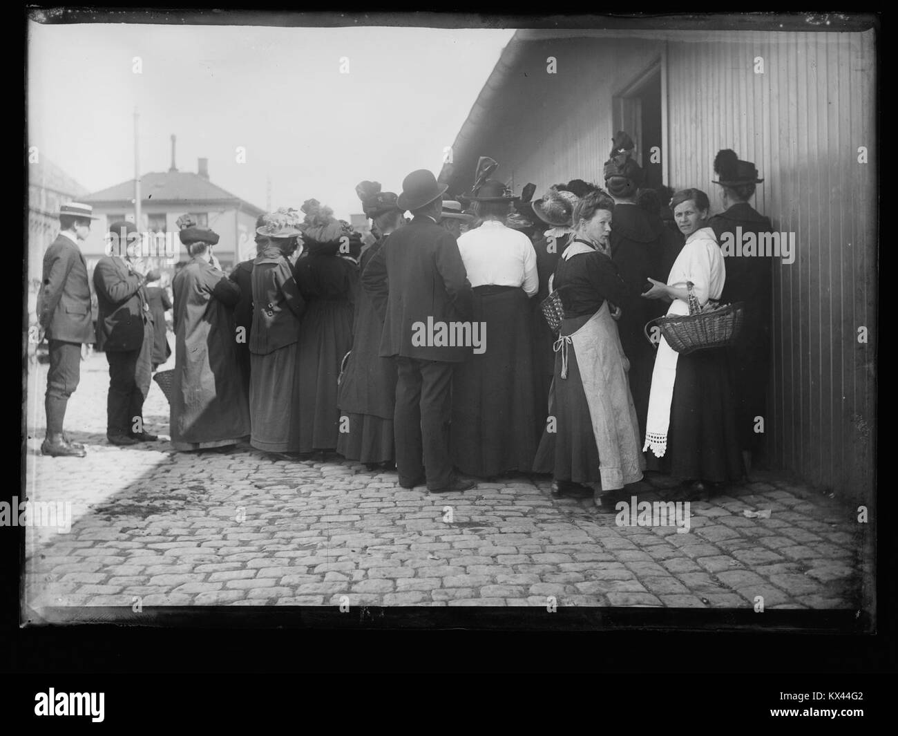 Meat hall Black and White Stock Photos & Images - Alamy
