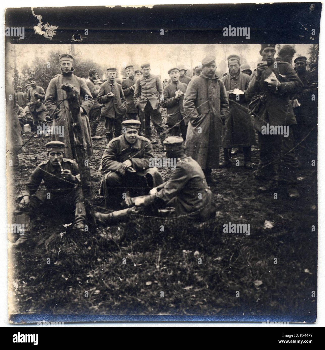 This title refers to a photograph or document depicting German soldiers ...