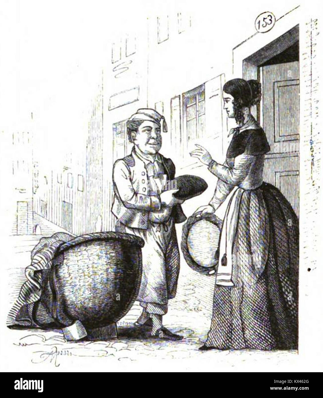 'Der Nürnberger Trichter' is an educational image illustrating a ...