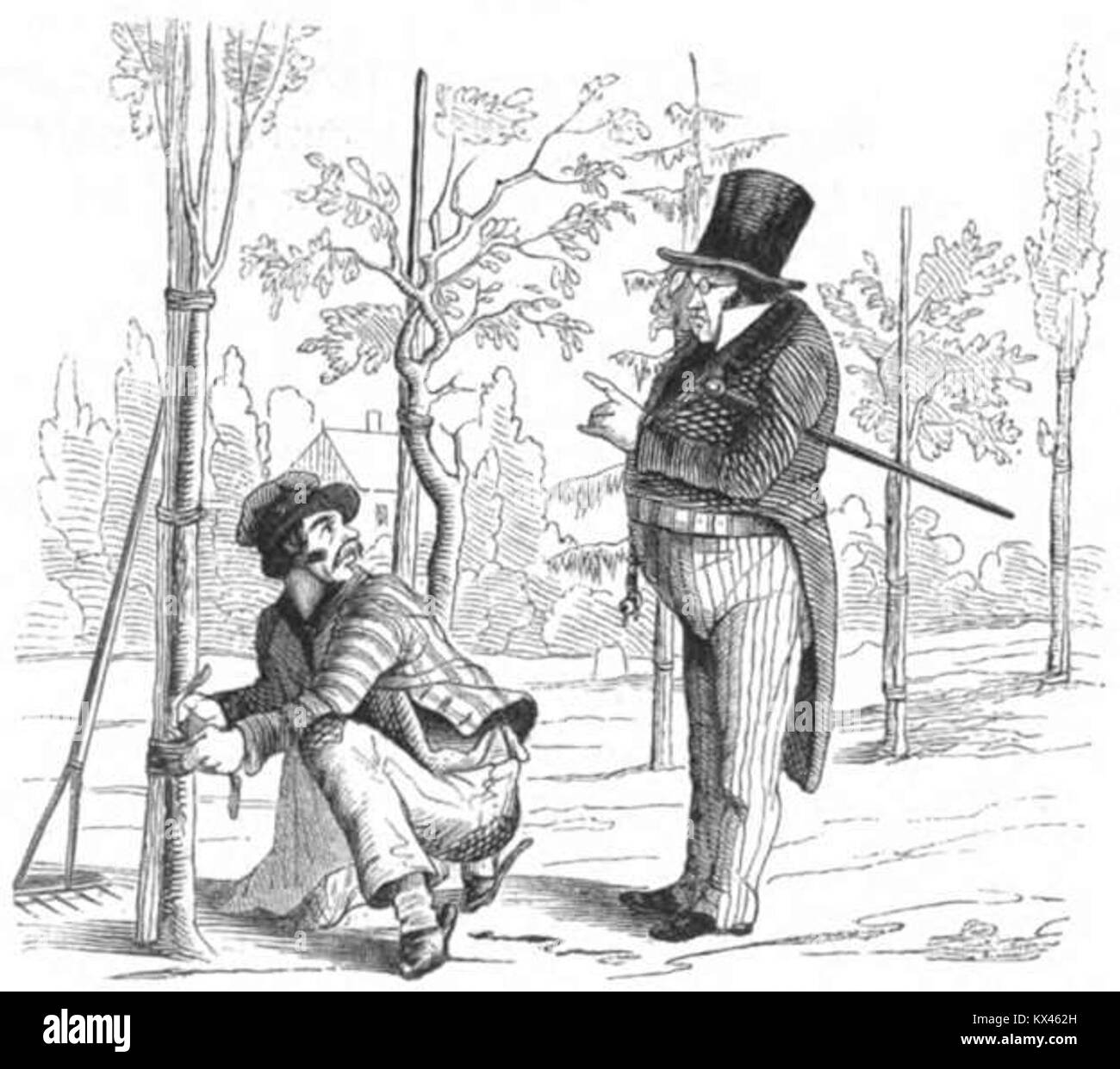 An illustration from 'Der Nürnberger Trichter,' a 16th-century German ...