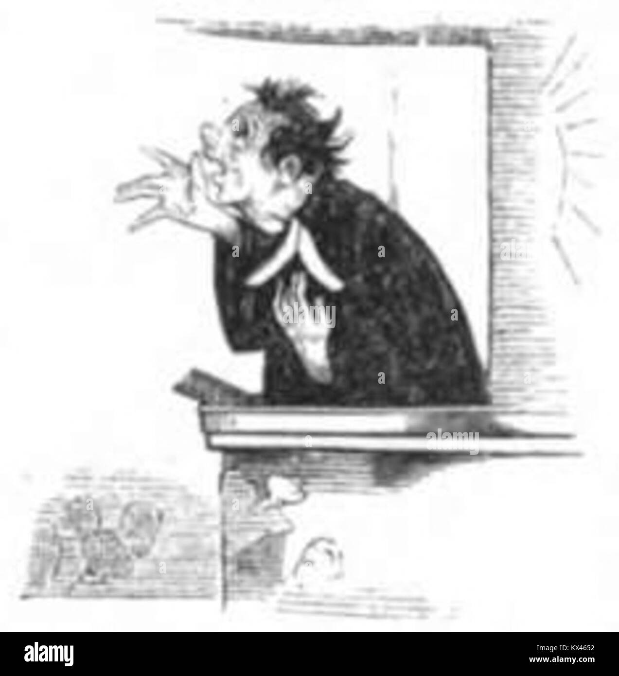 'Der Nürnberger Trichter' refers to a historical illustration, likely a ...