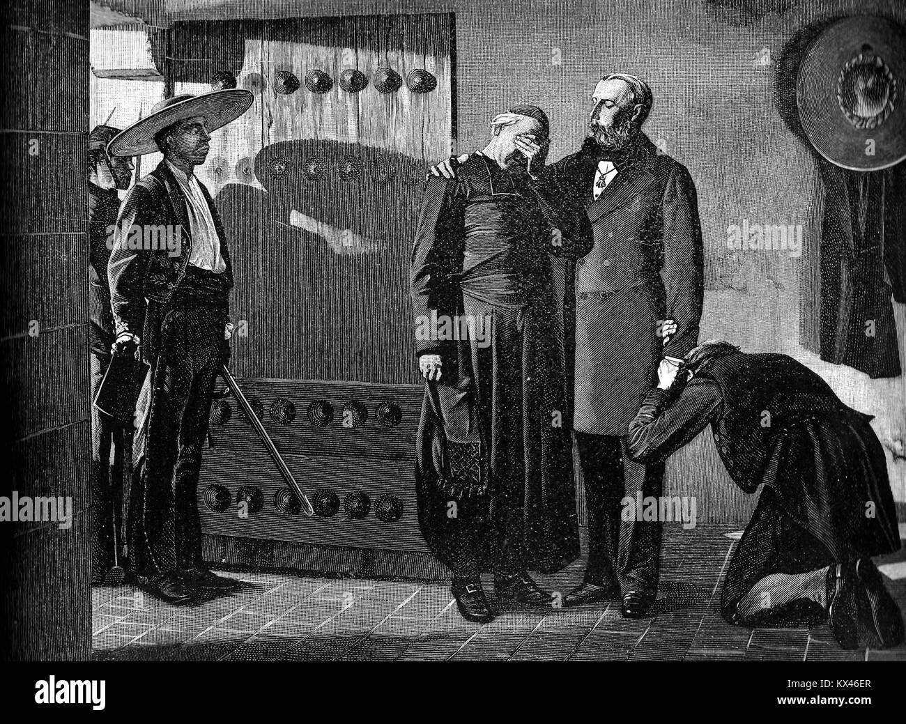 The execution of maximilian Black and White Stock Photos & Images - Alamy