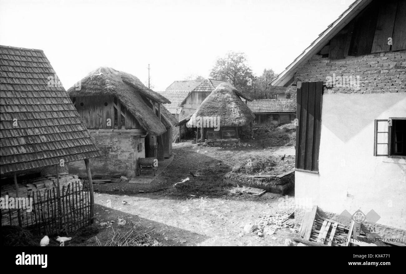 This 1965 photograph shows the right part of the Ceplak house in ...