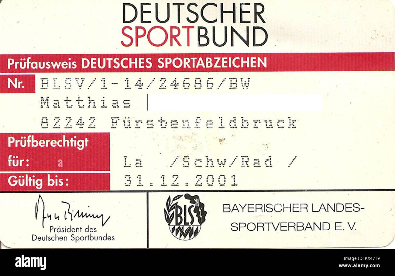 The Deutsches Sportabzeichen (German Sports Badge) is a national ...