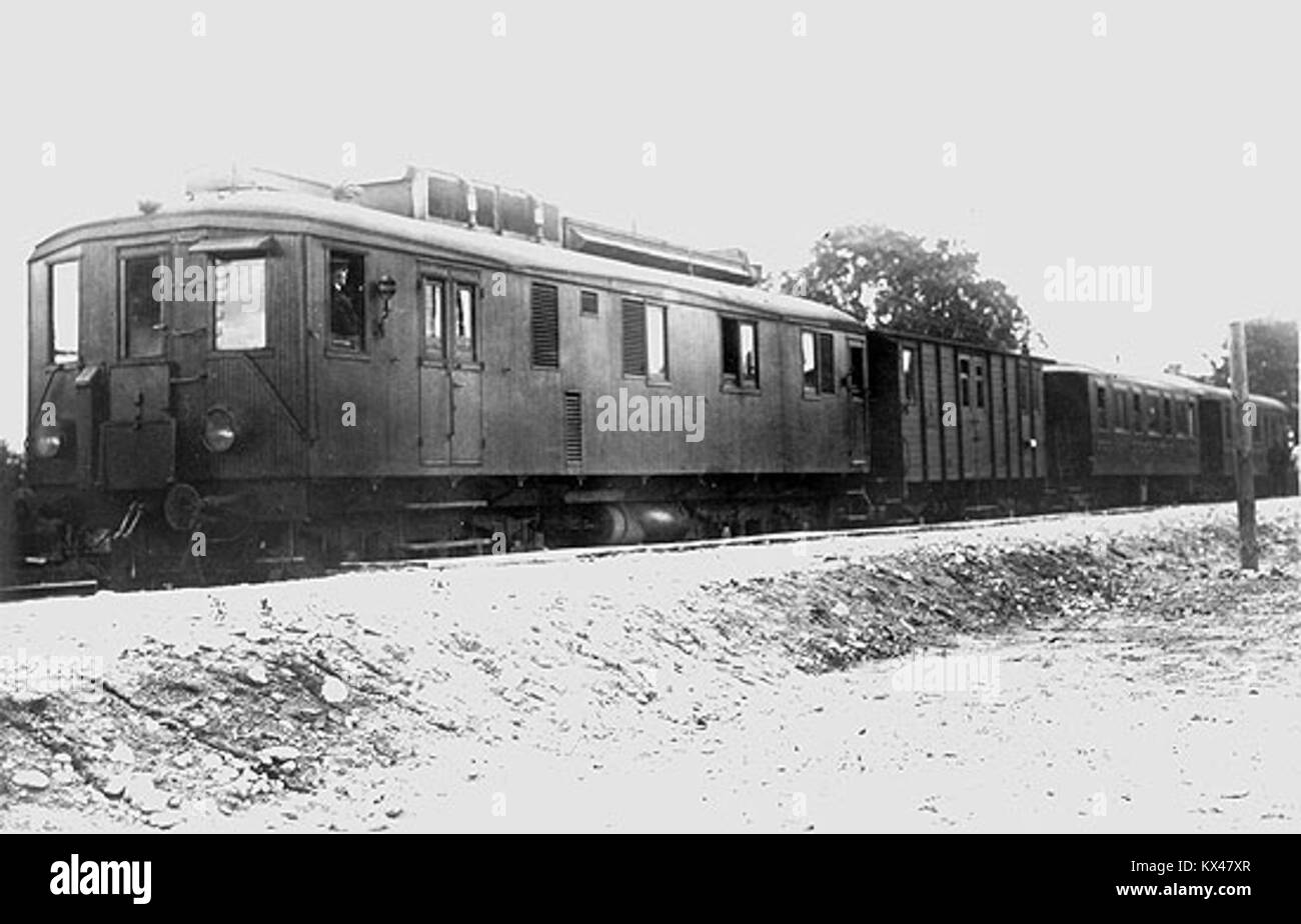 This image shows the DEVA Engine 15, a Swedish railway engine from 1927 ...