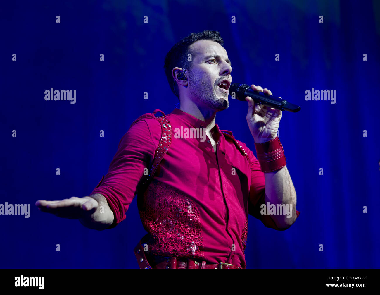 Steps performing at the Liverpool Echo Arena Featuring: Steps, Lee ...